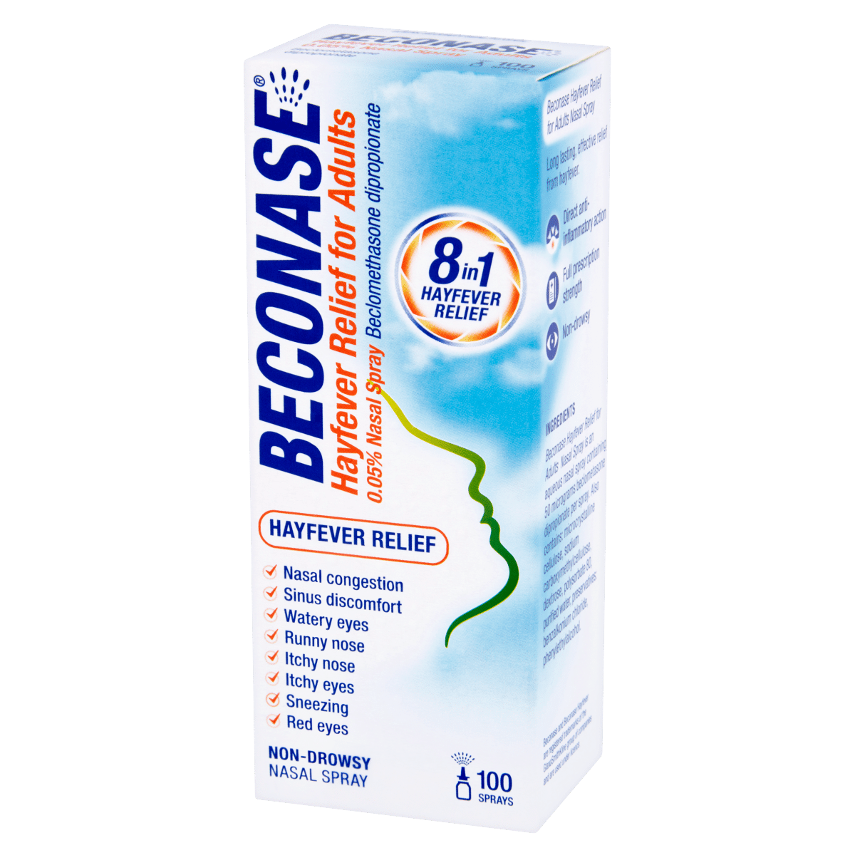 Beconase Hayfever Relief for Adults 0.05% Nasal Spray - One Stop