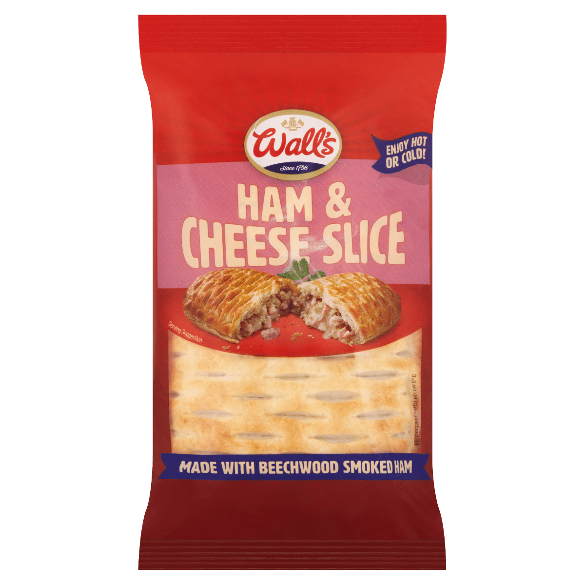Wall's Ham & Cheese Slice 180g - One Stop