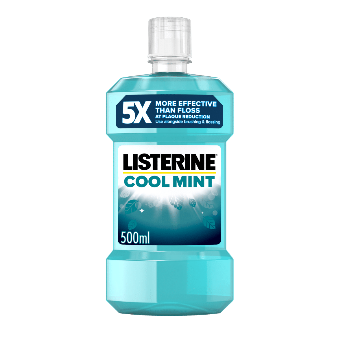 Listerine Essentials Cool Mint Mouthwash 500ml - One Stop
