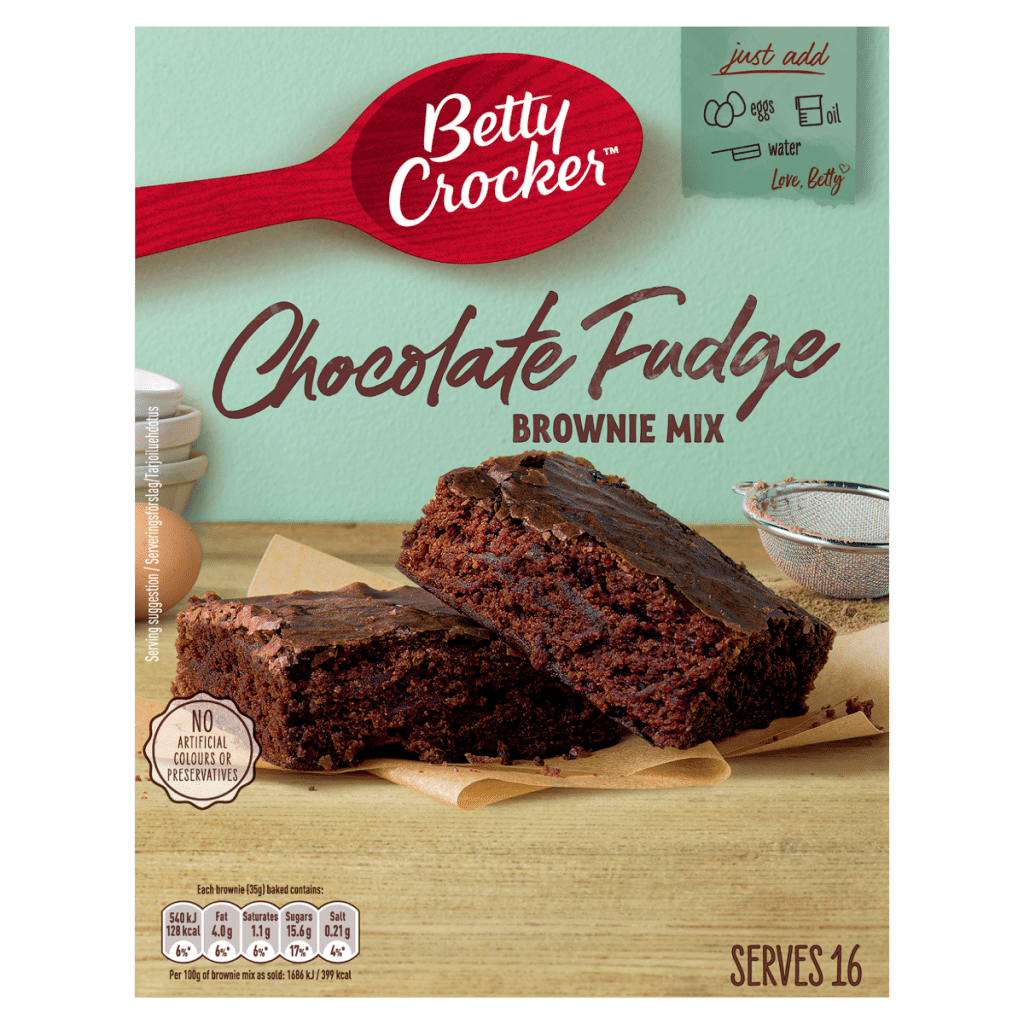 Betty Crocker Chocolate Fudge Brownie Mix 415g - One Stop