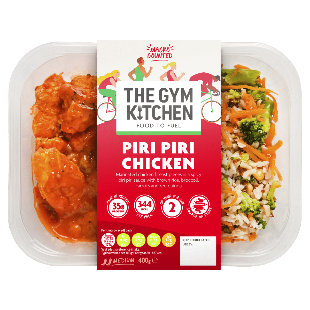 The Gym Kitchen Piri Piri Chicken 400g - One Stop