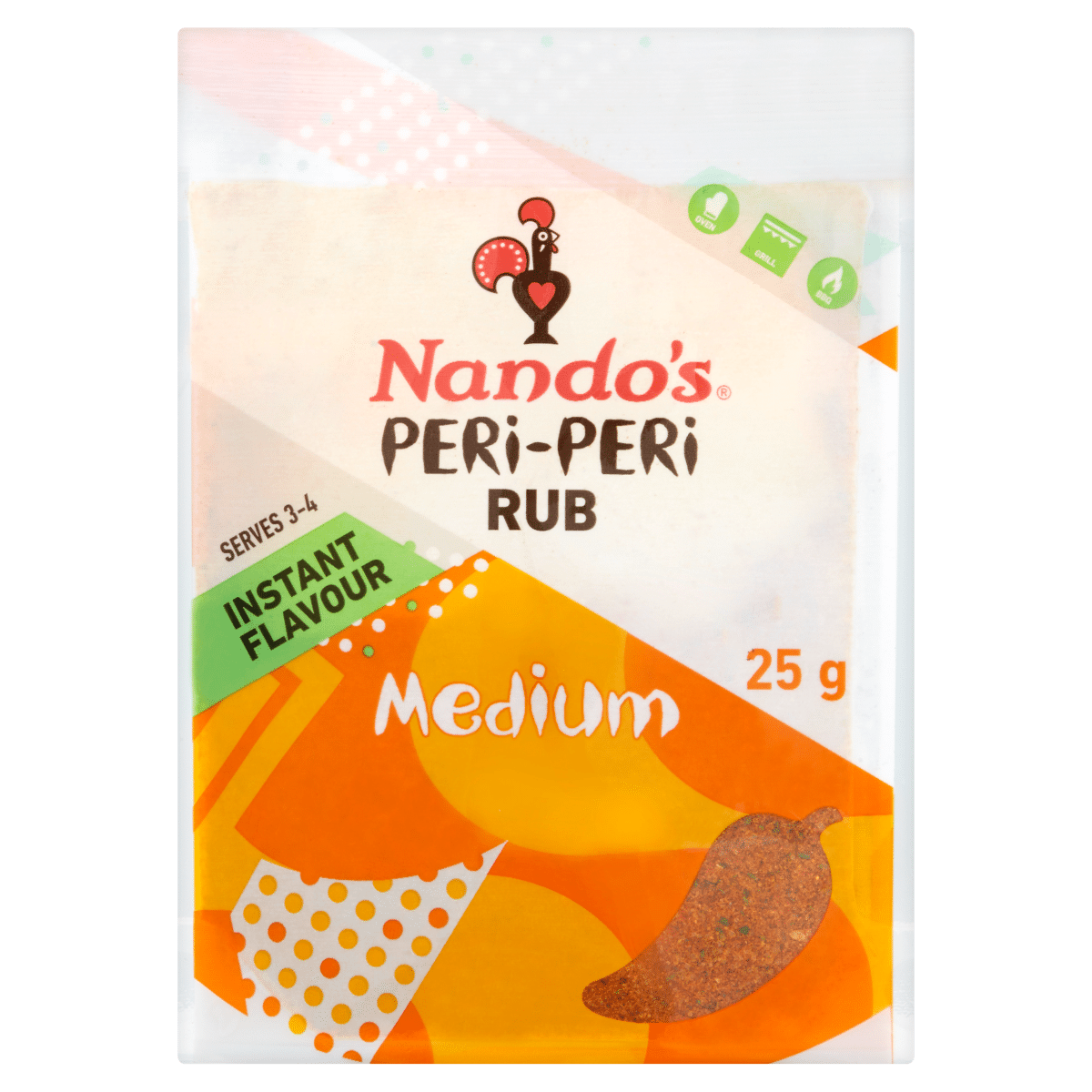 Nando's Peri-Peri Rub Medium 25g - One Stop