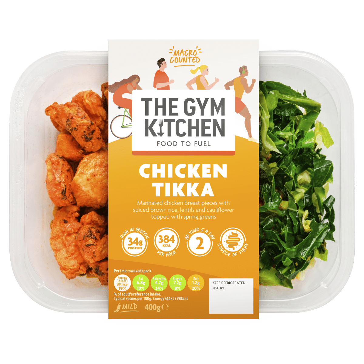 The Gym Kitchen Chicken Tikka 400g - One Stop