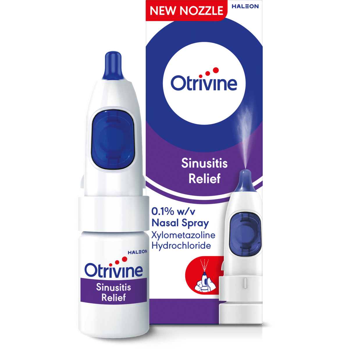 Otrivine Sinusitis Relief Nasal Spray 10ml - One Stop
