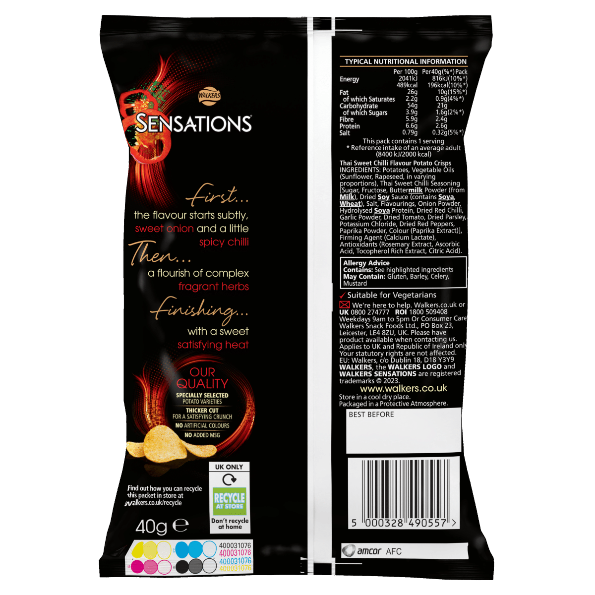 Walkers Sensations Crisps _ Walkers Sensations Pork & Apple Sharing ...