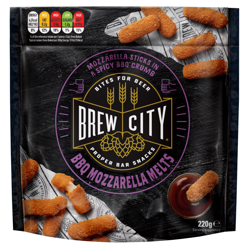 BREW CITY BBQ Mozzarella Melts 220g | One Stop
