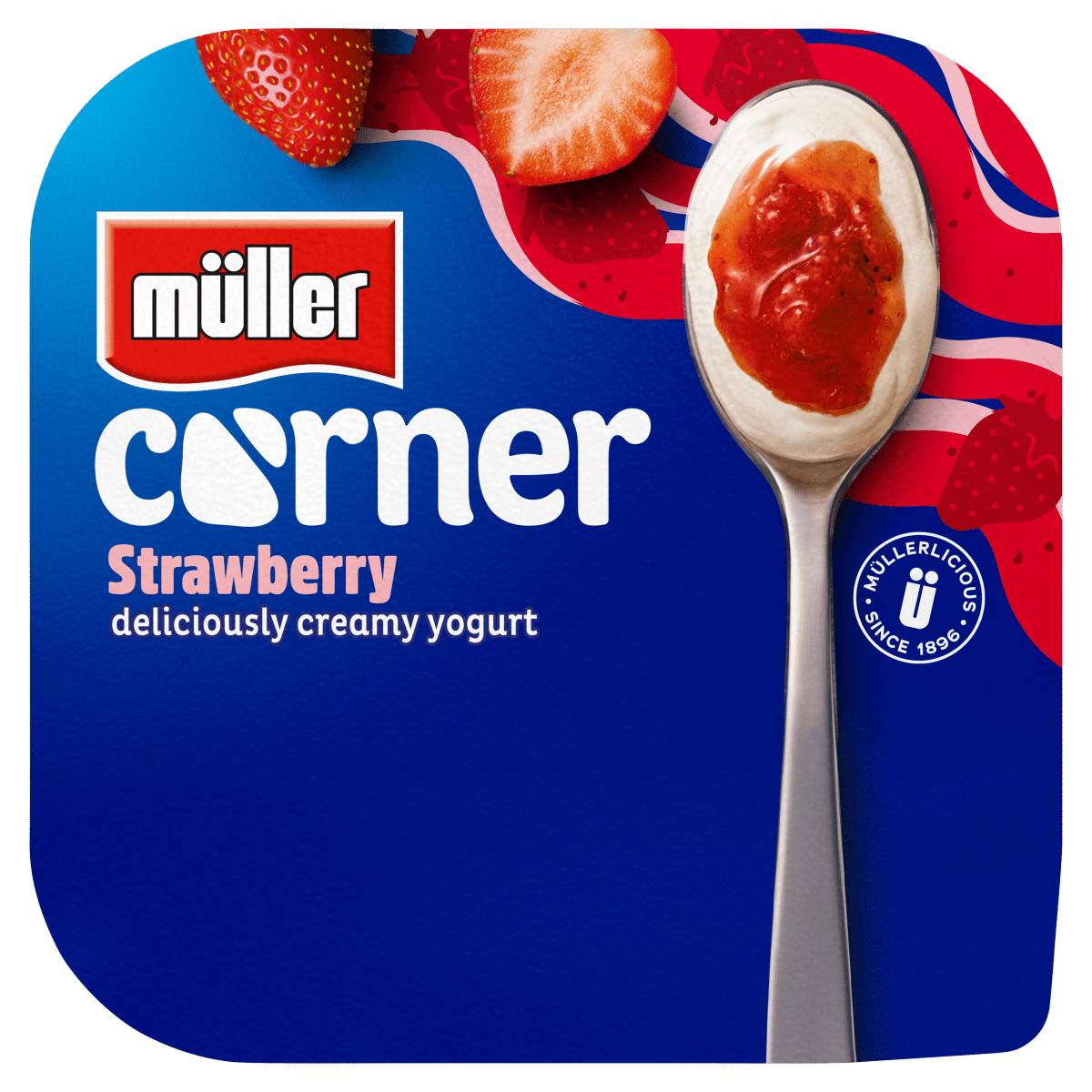 Müller Corner Strawberry 136g - One Stop