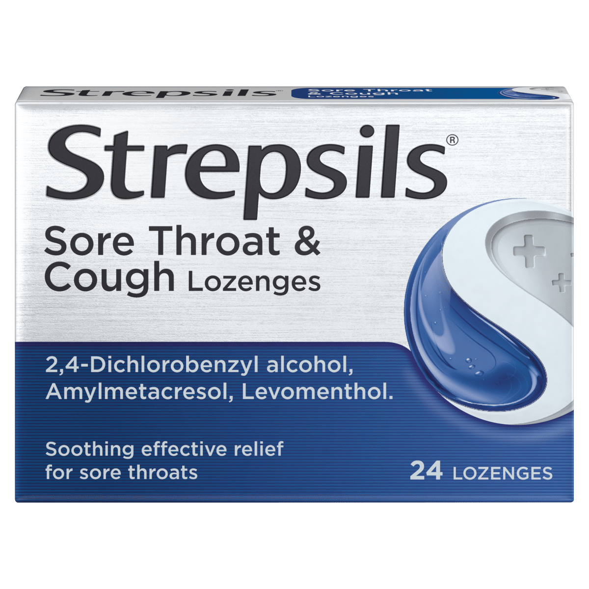Strepsils Sore Throat & Cough Lozenges 24 Lozenges - One Stop