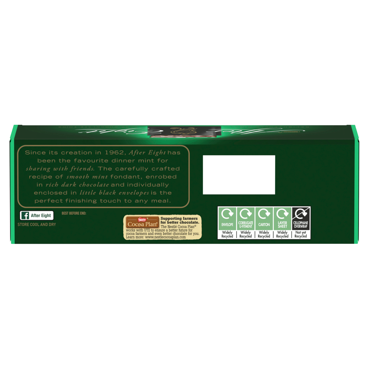 After Eight Delightfully Minty Dark Chocolate Thins 300g - One Stop