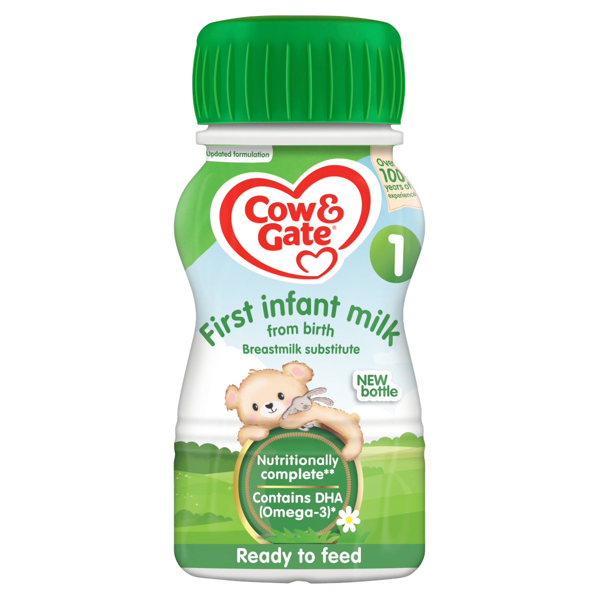 Cow & Gate 1 First Infant Milk from Birth Multipack 4 x 200ml (800ml ...