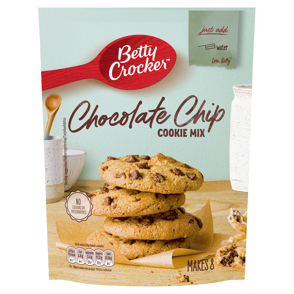 Betty Crocker Chocolate Chip Cookie Mix 200g - One Stop