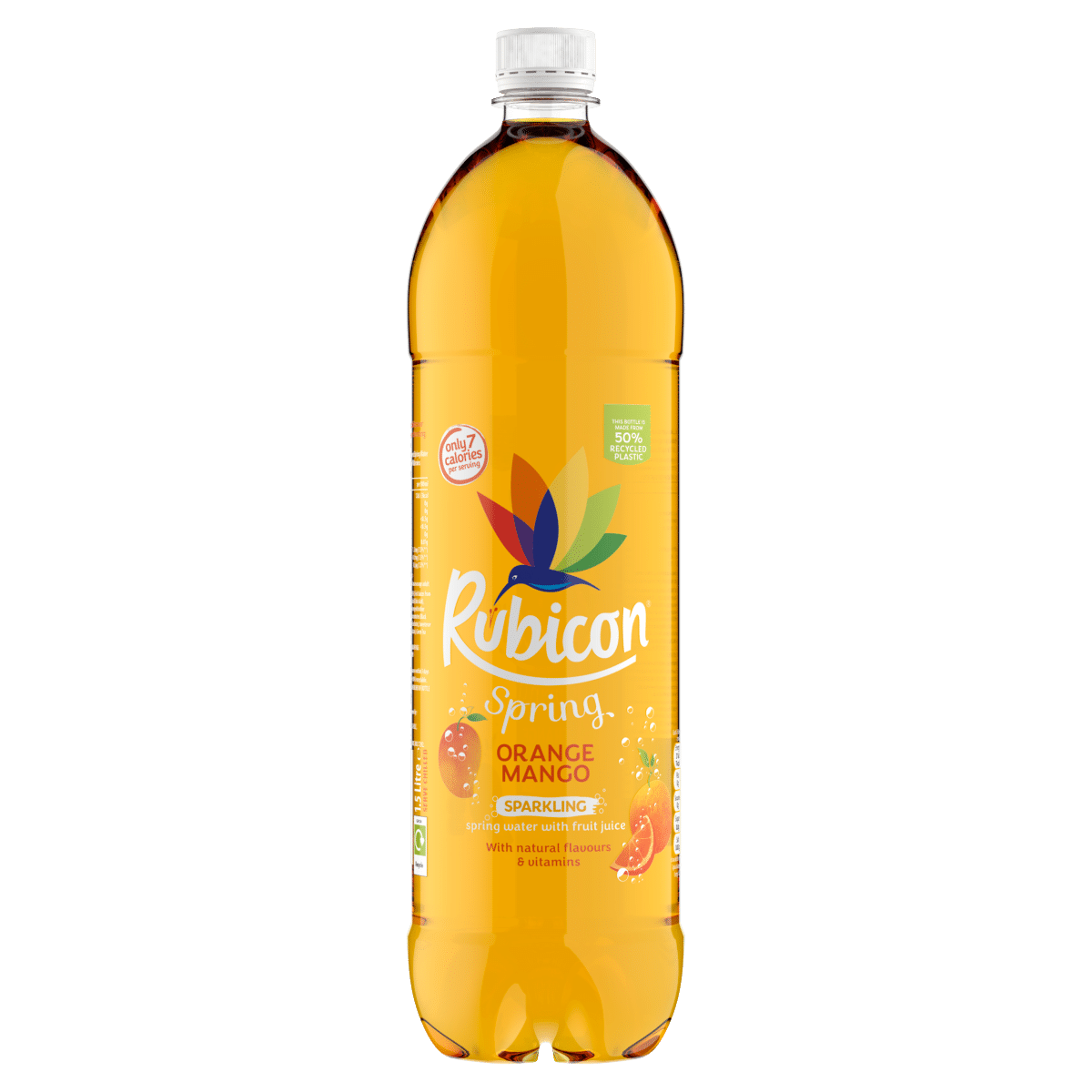 Rubicon Spring Orange Mango Flavoured Sparkling Spring Water 1.5L - One ...