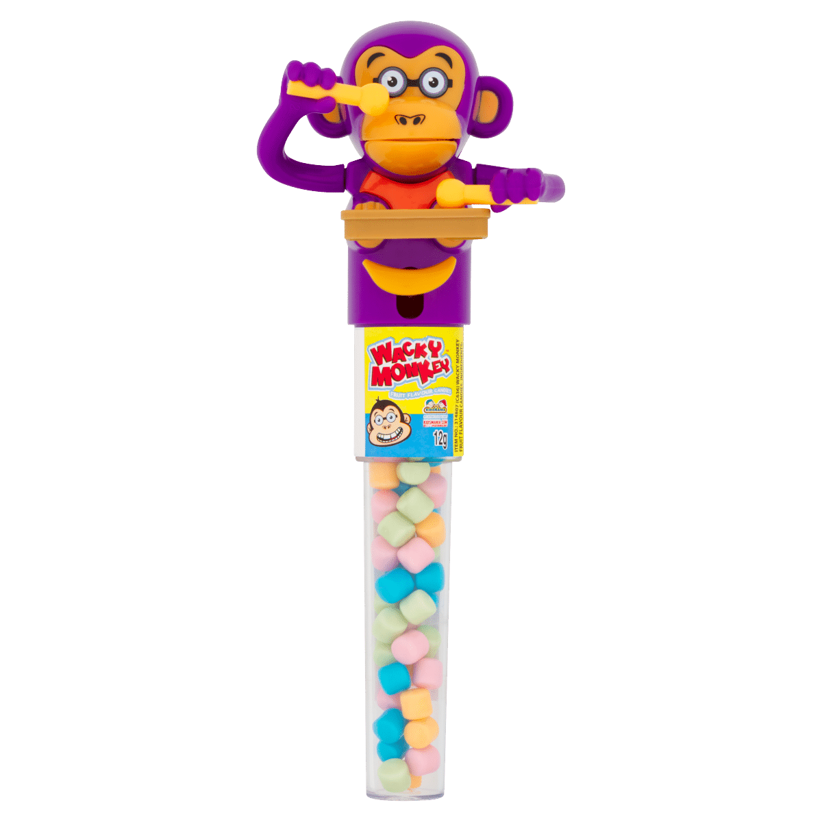 Wacky Monkey Fruit Flavour Candies 12g - One Stop