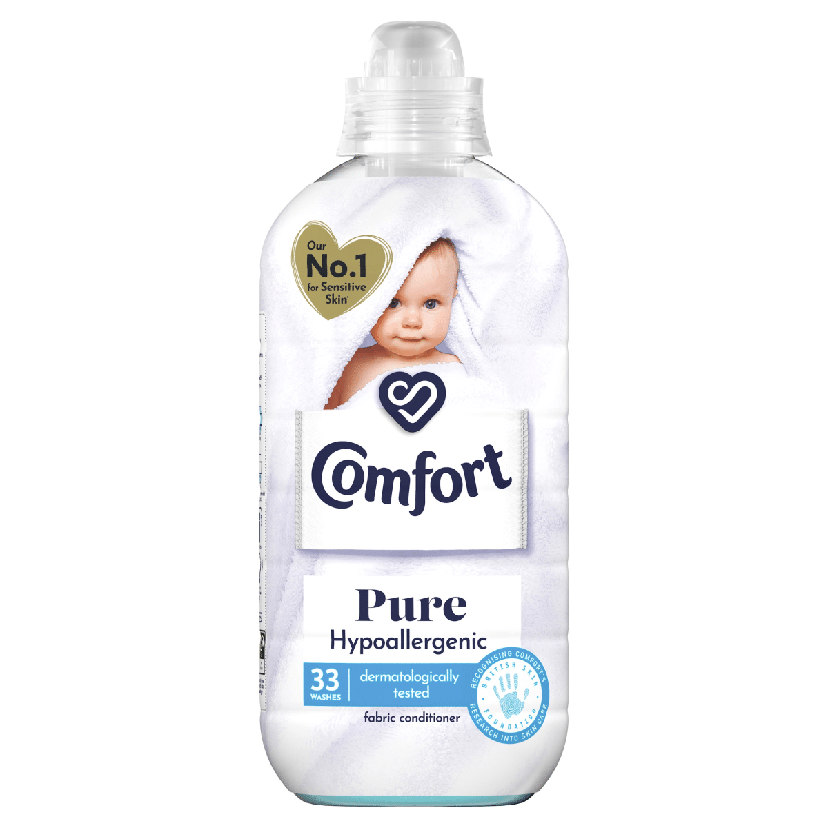 Comfort Sensitive Fabric Conditioner Pure 33 washes (990 ml) - One Stop