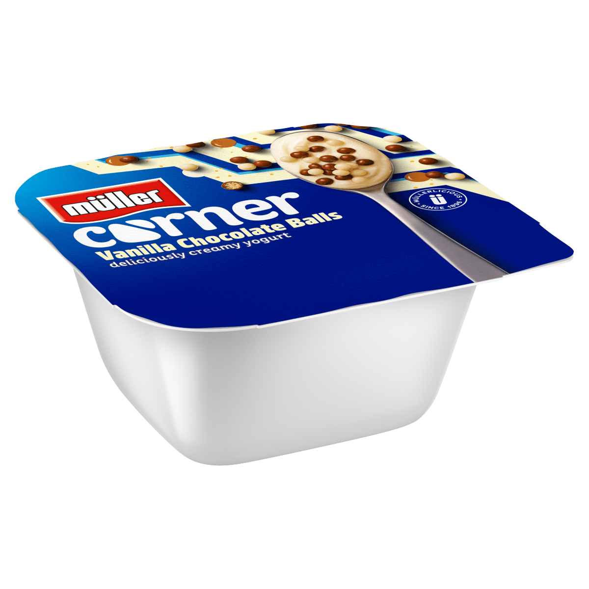 Müller Corner Vanilla Chocolate Balls 124g - One Stop