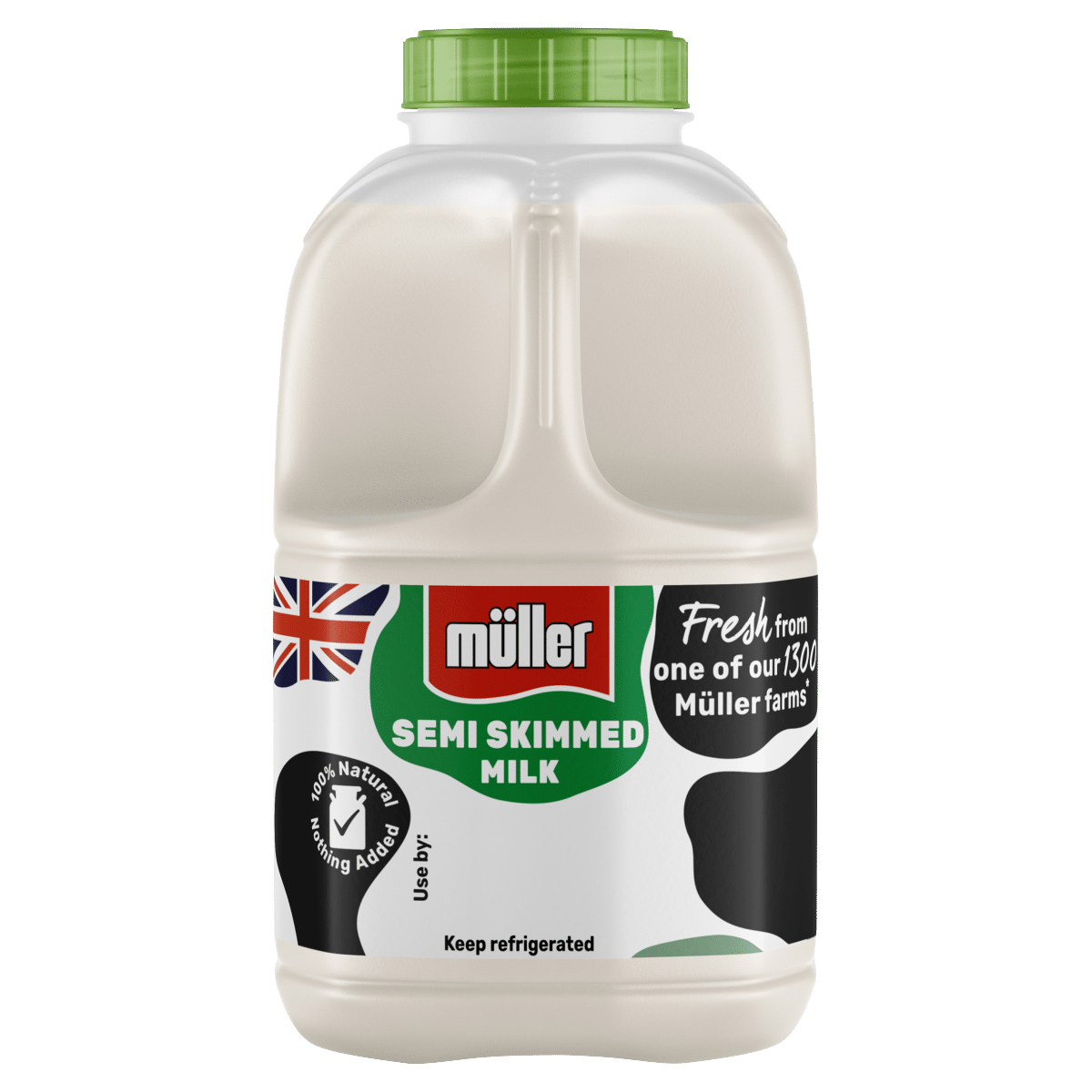 müller Semi Skimmed Milk 568ml - One Stop