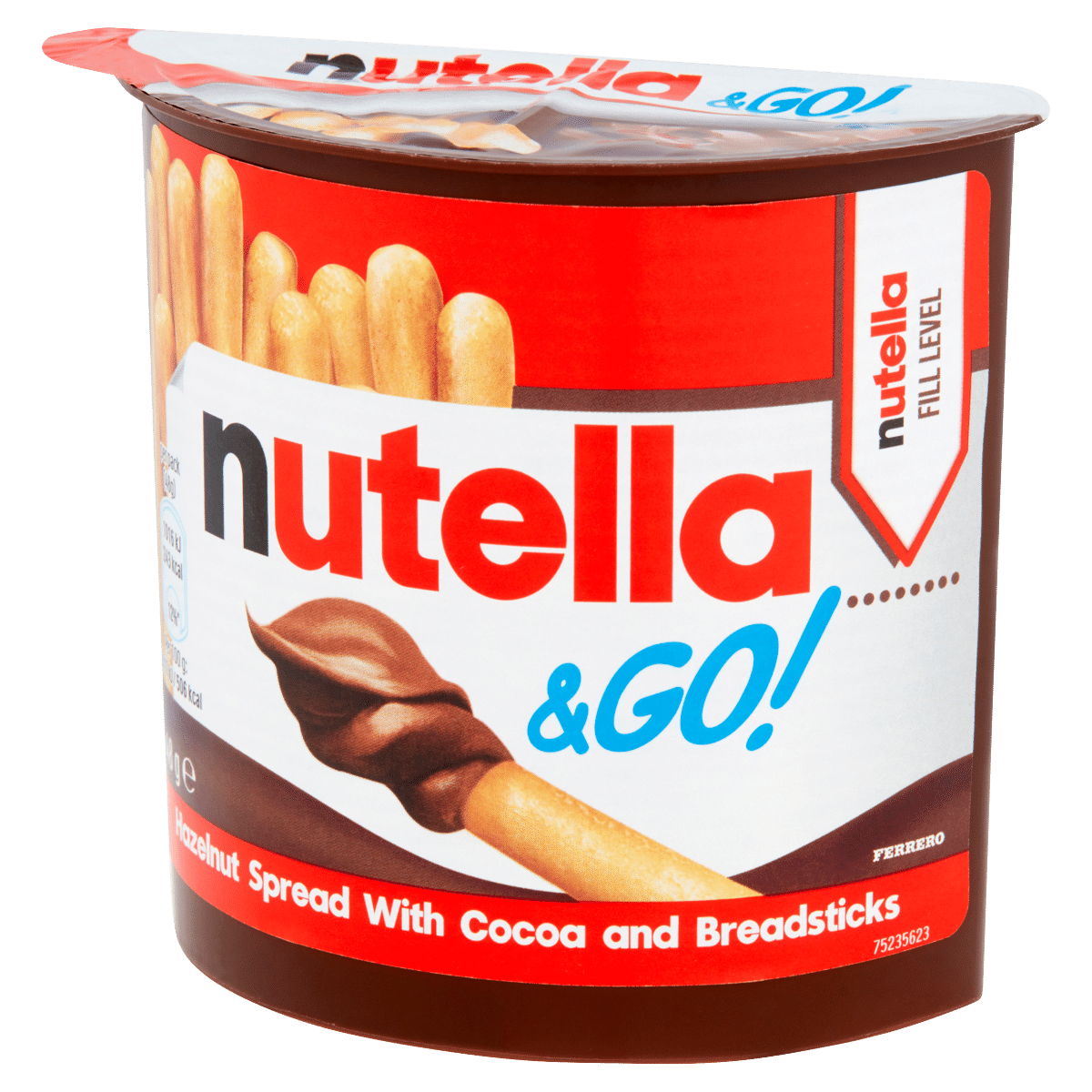 NUTELLA® & Go! Hazelnut Spread with Cocoa + Breadsticks 48g - One Stop