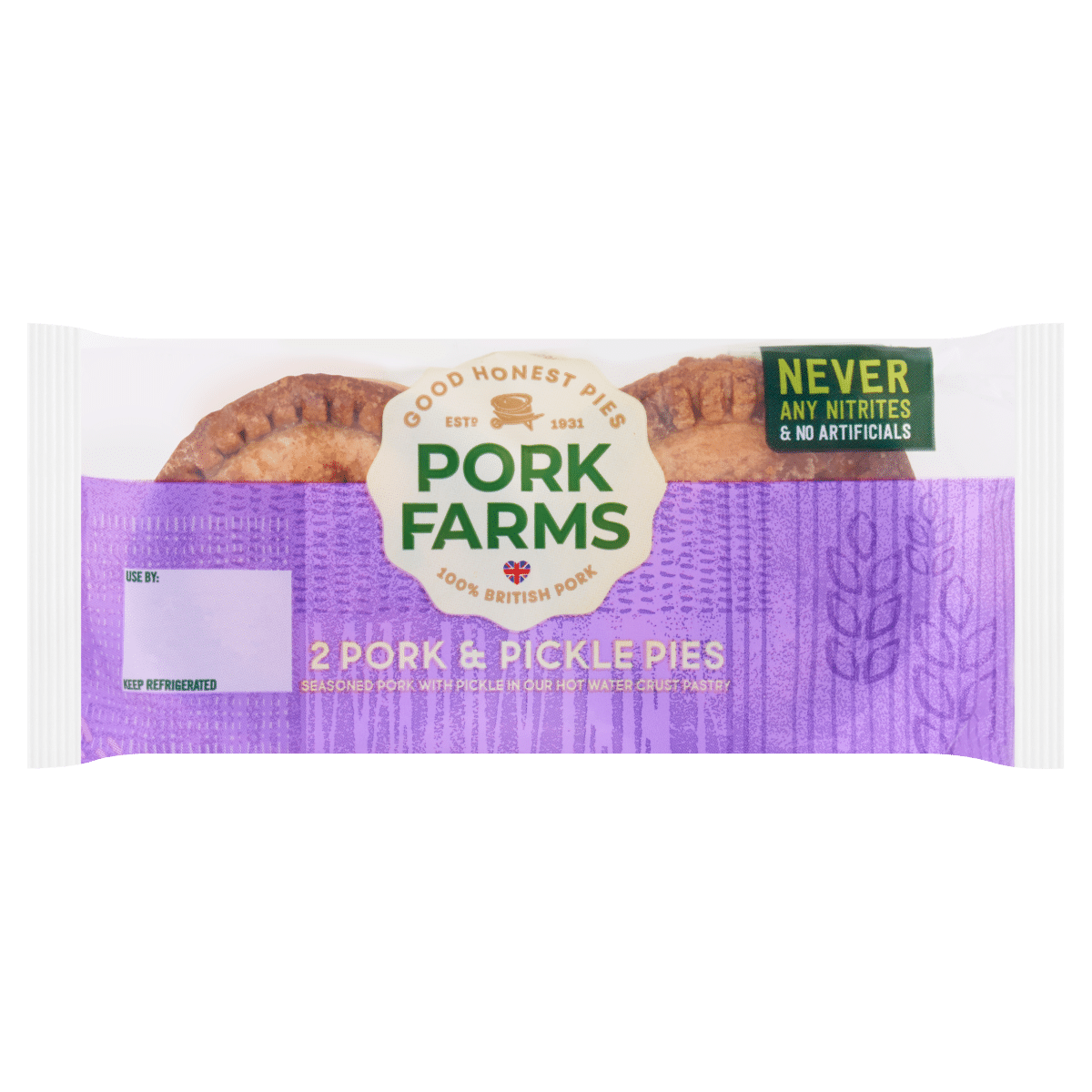 Pork Farms 2 Pork & Pickle Pies 130g - One Stop