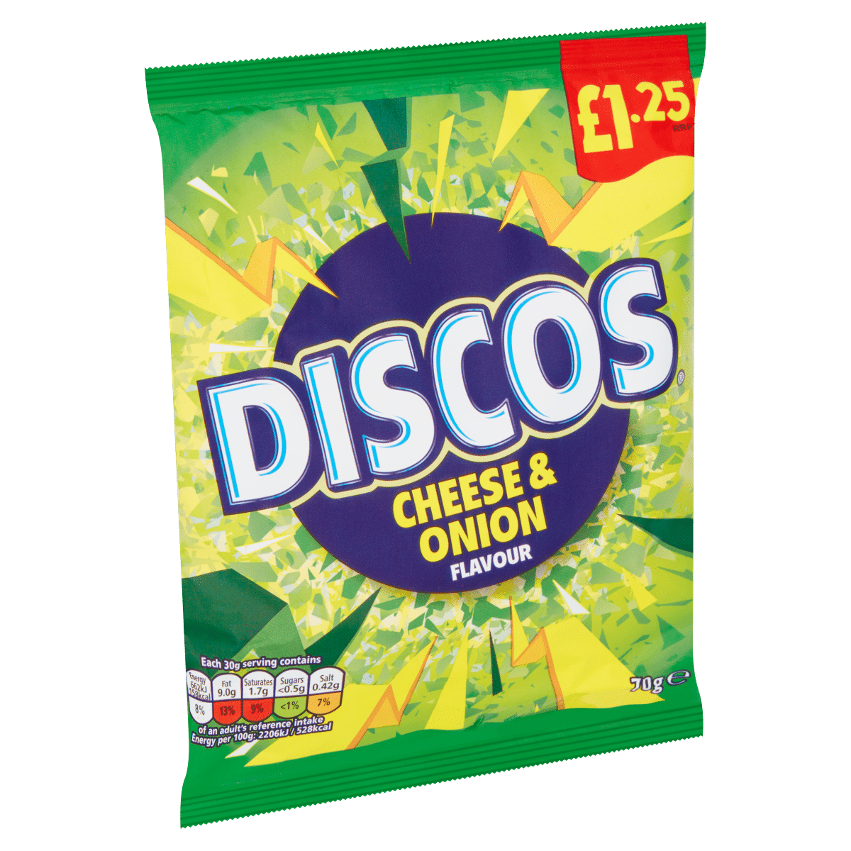 Discos Cheese & Onion Flavour 70g - One Stop