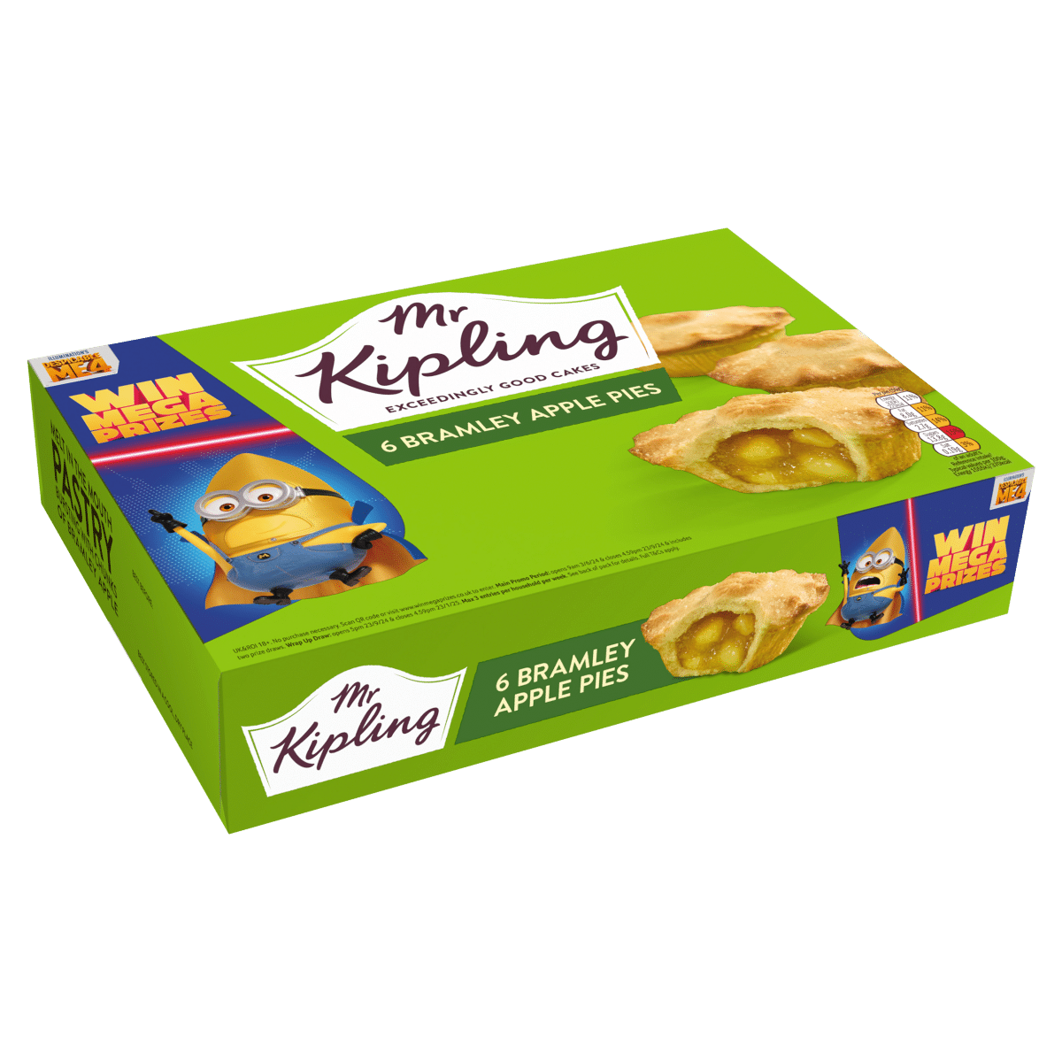 Mr Kipling 6 Bramley Apple Pies - One Stop