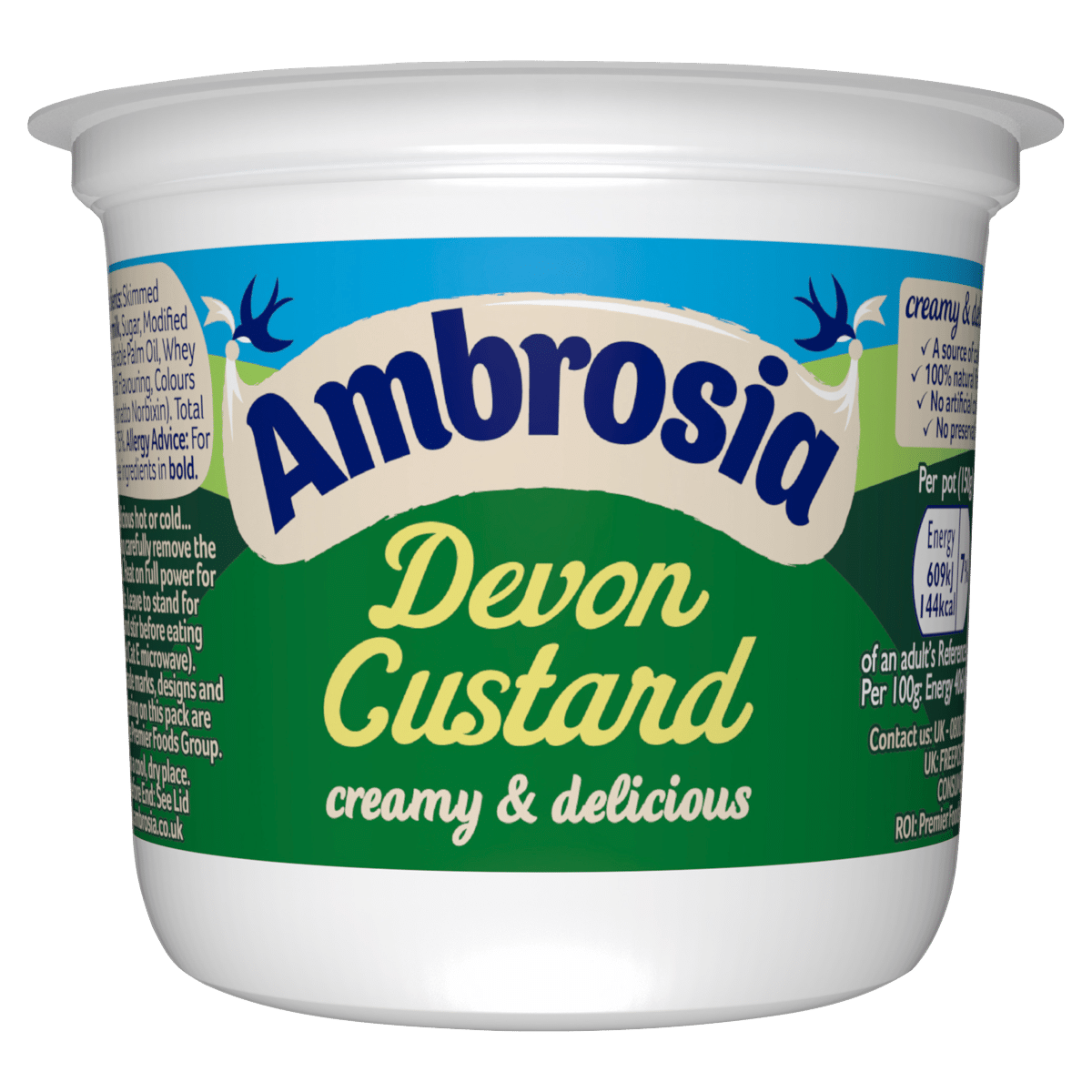 Ambrosia Devon Custard 150g - One Stop