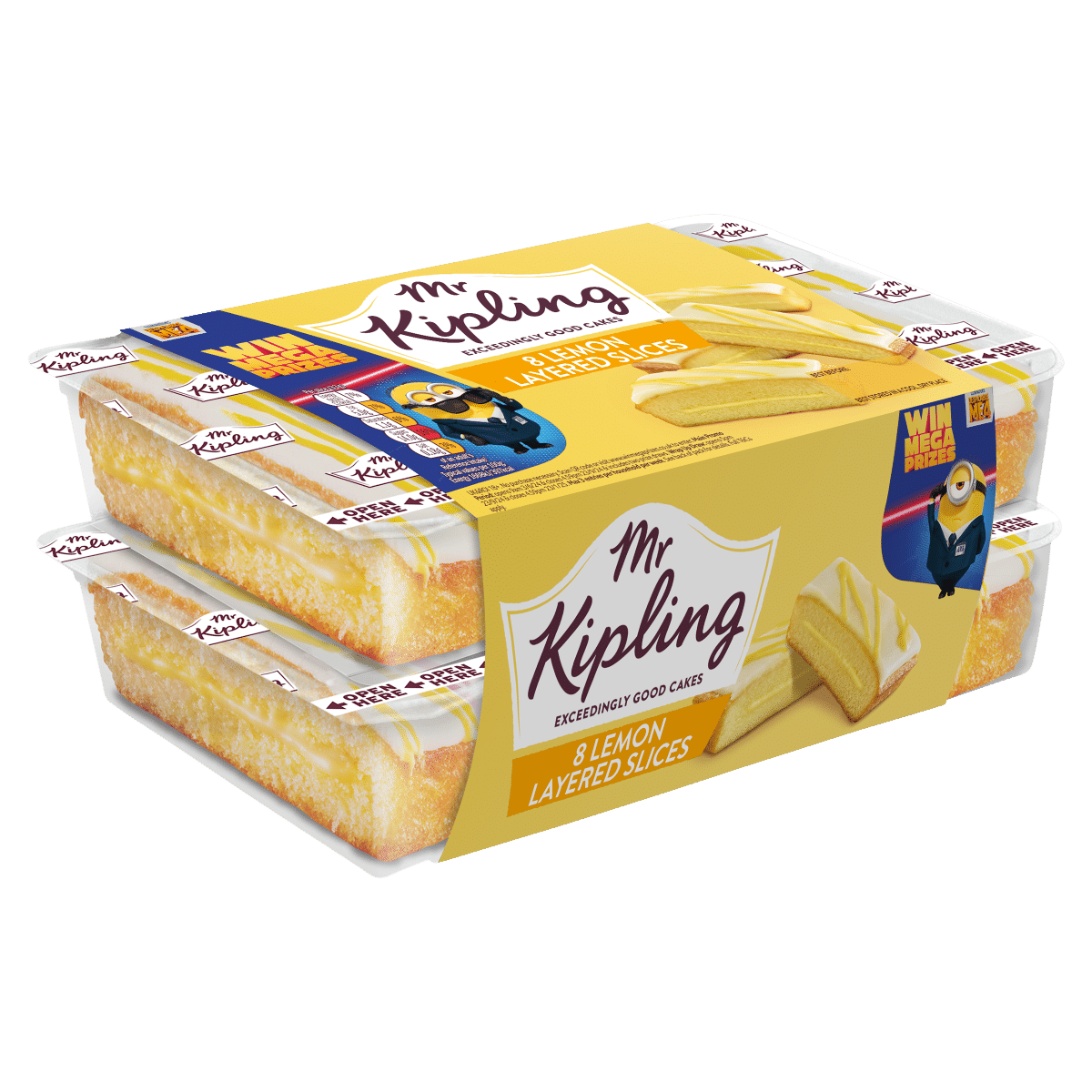 Mr Kipling 8 Lemon Layered Slices - One Stop