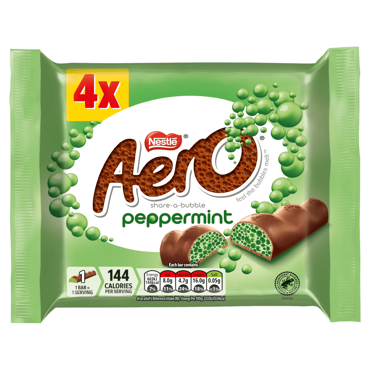 Aero Peppermint Bars 4 x 27g (108g) - One Stop