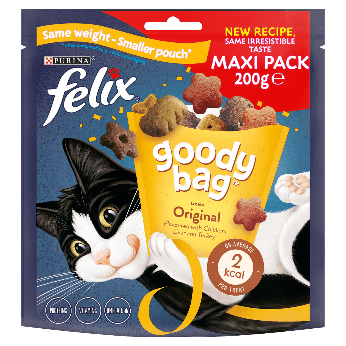 Felix Goody Bag Cat Treats Maxi Pack Original 200g - One Stop