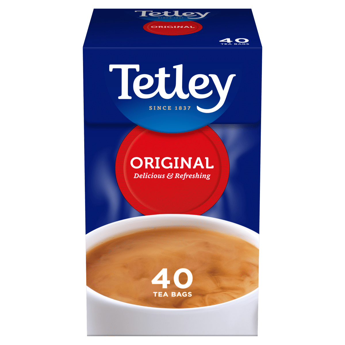Tetley 40 Original Tea Bags 125g - One Stop