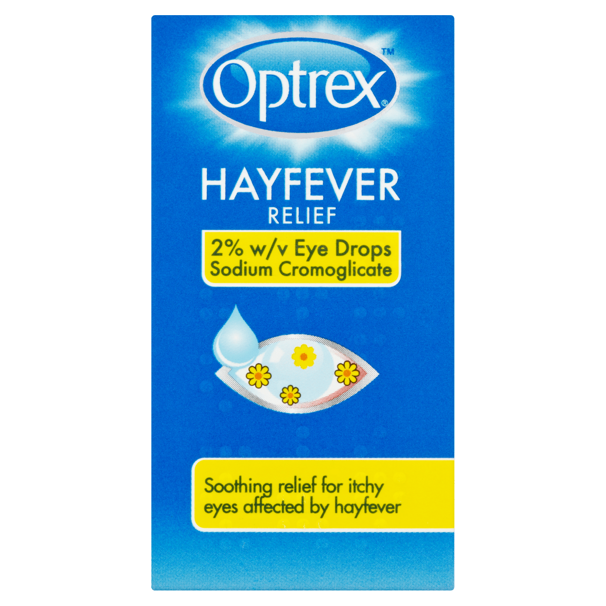 Optrex Hayfever Relief 2% w/v Eye Drops Sodium Cromoglicate 10ml - One Stop