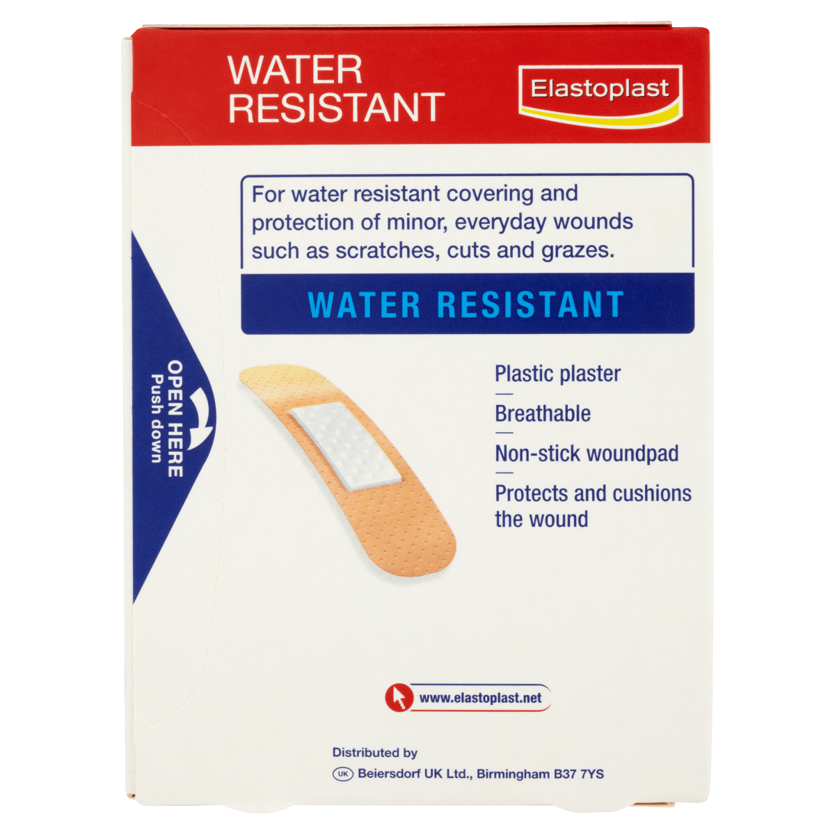 Elastoplast Water Resistant Plastic Plasters (40 Pcs) - One Stop