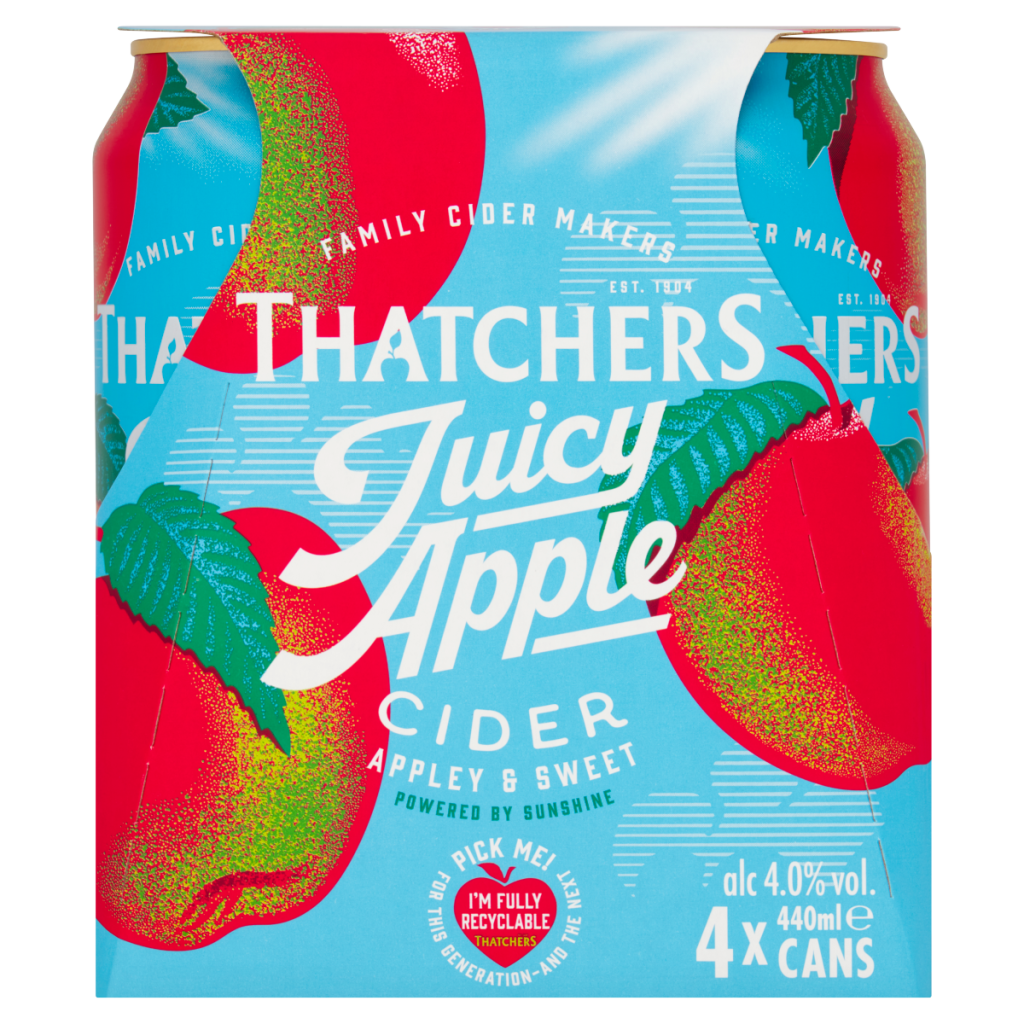 Thatchers Juicy Apple Cider 4 x 440ml | One Stop