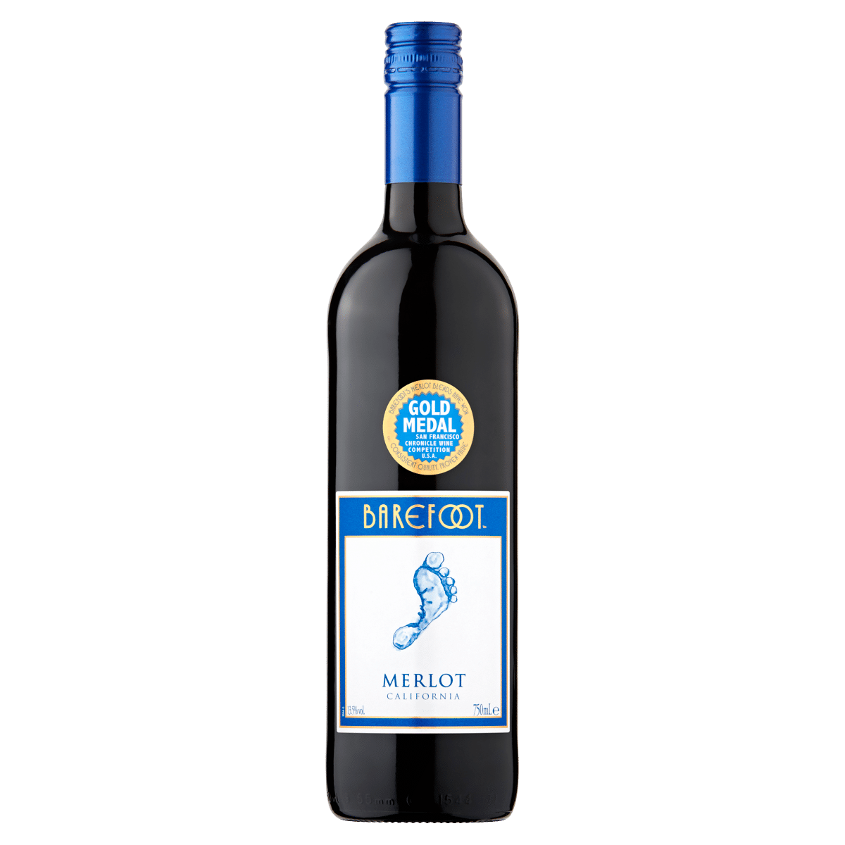 Barefoot Merlot Red Wine 750ml - One Stop