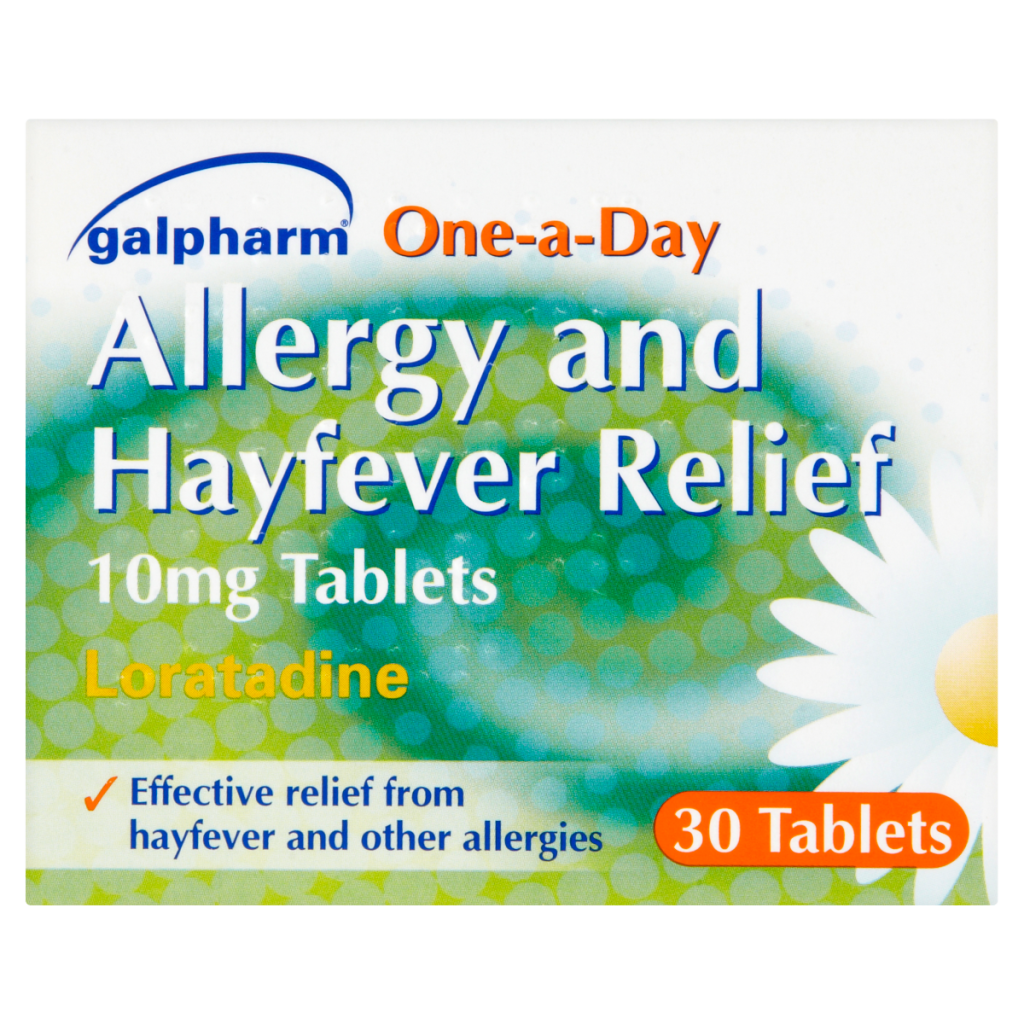 Galpharm One-a-Day Allergy and Hayfever Relief 10mg Tablets 30 Tablets ...
