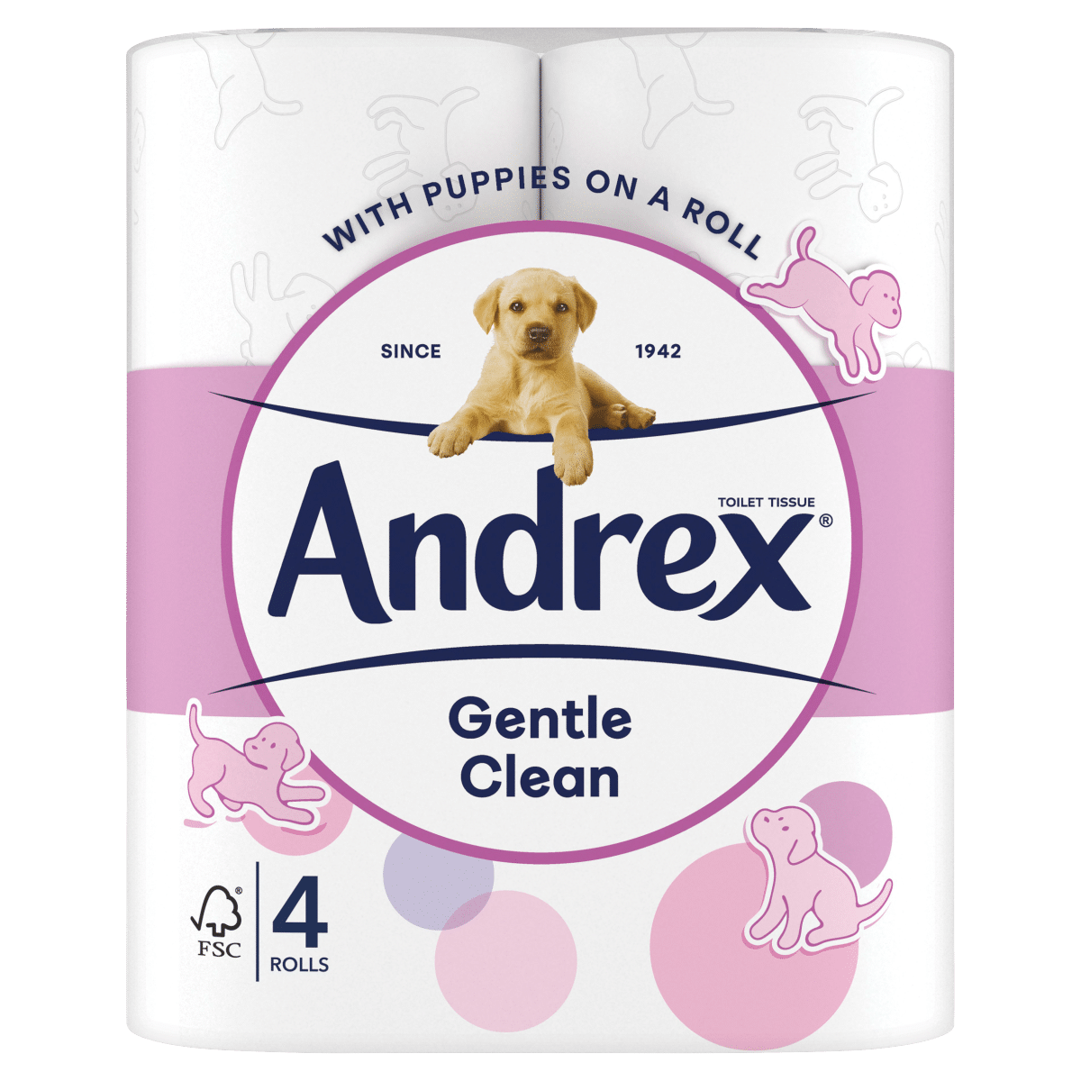Andrex Gentle Clean Toilet Tissue 9 Rolls - One Stop