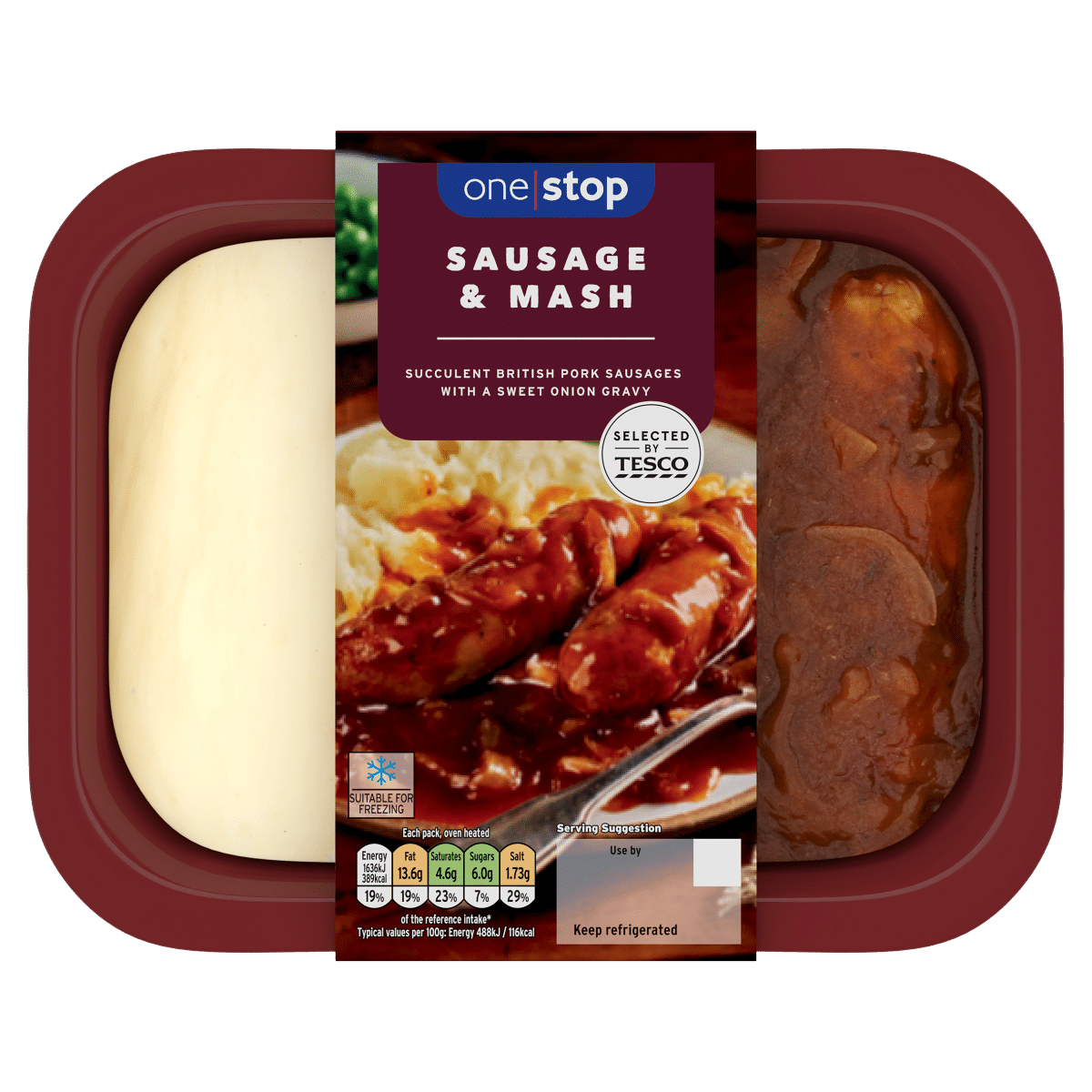One Stop Sausage & Mash 400g - One Stop
