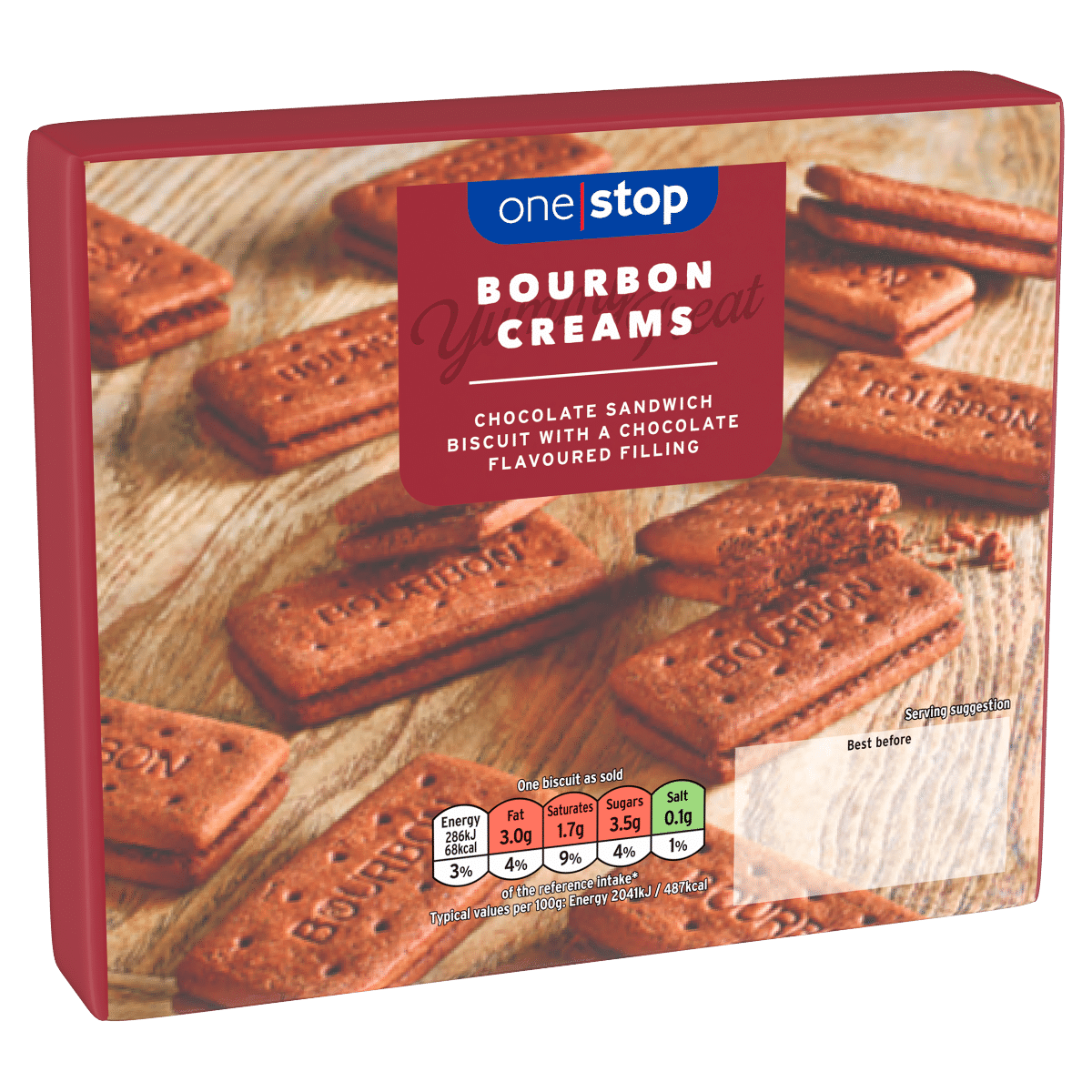One Stop Bourbon Creams 296g - One Stop