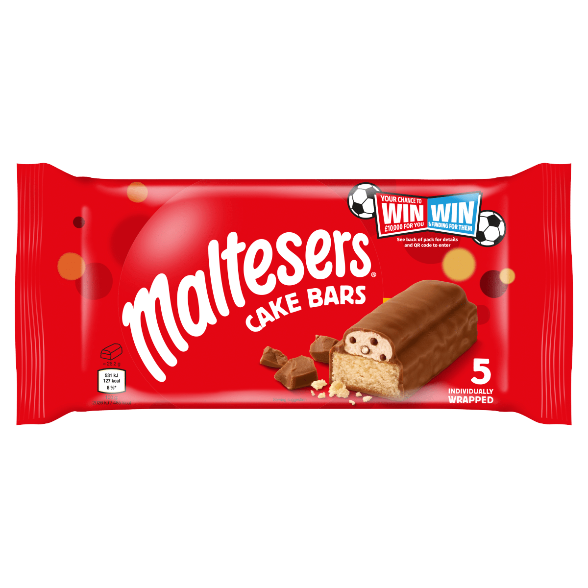 Maltesers 5 Cake Bars - One Stop