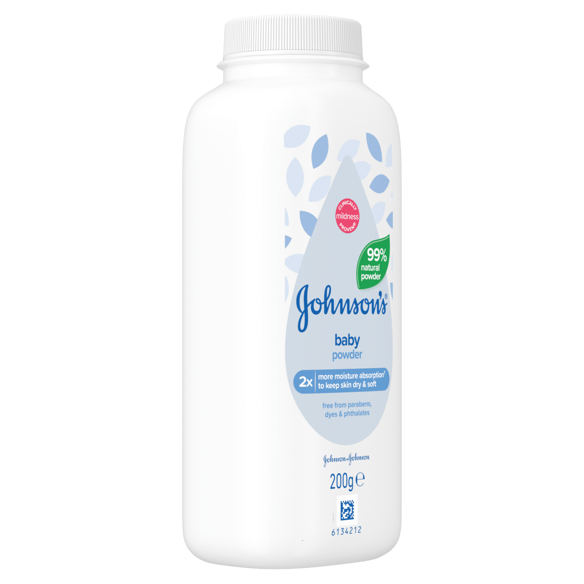 Johnson's Baby Powder Natural Cornstarch 200g - One Stop