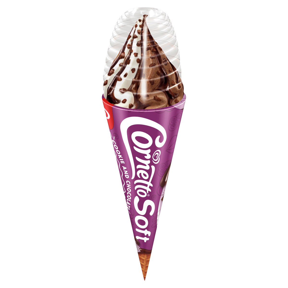 Cornetto Soft Cookie and Chocolate 140ml - One Stop