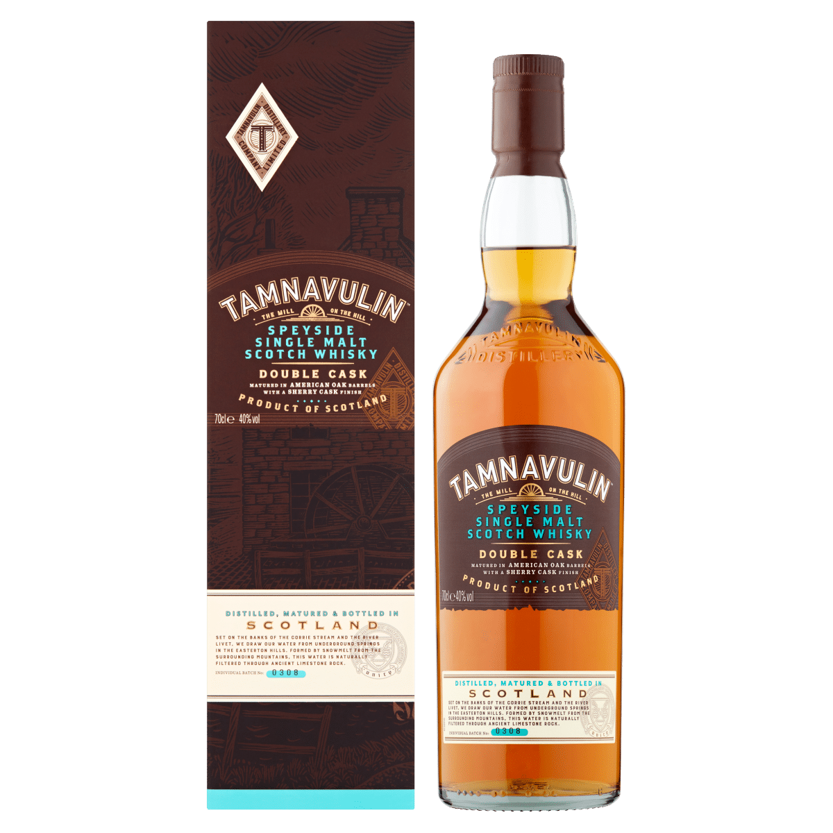 Tamnavulin Speyside Single Malt Scotch Whisky Double Cask 70cl - One Stop