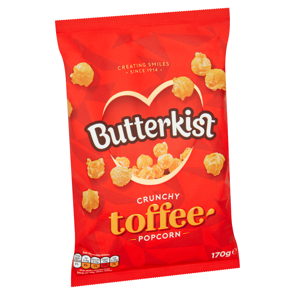 Butterkist Crunchy Toffee Popcorn 170g - One Stop