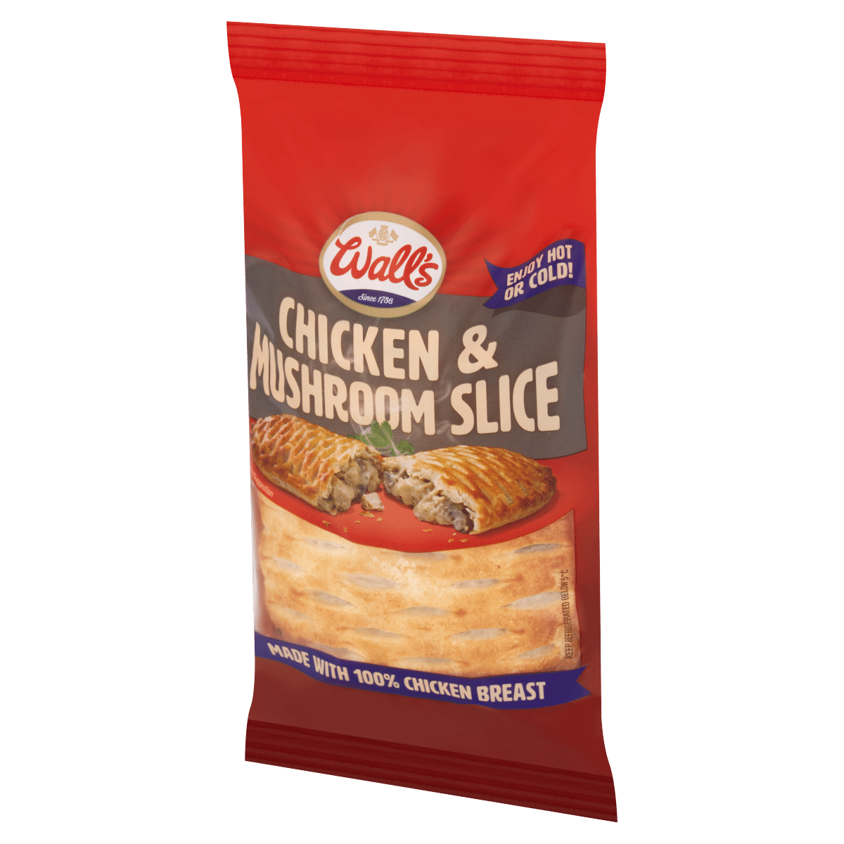 Wall's Chicken & Mushroom Slice 180g - One Stop