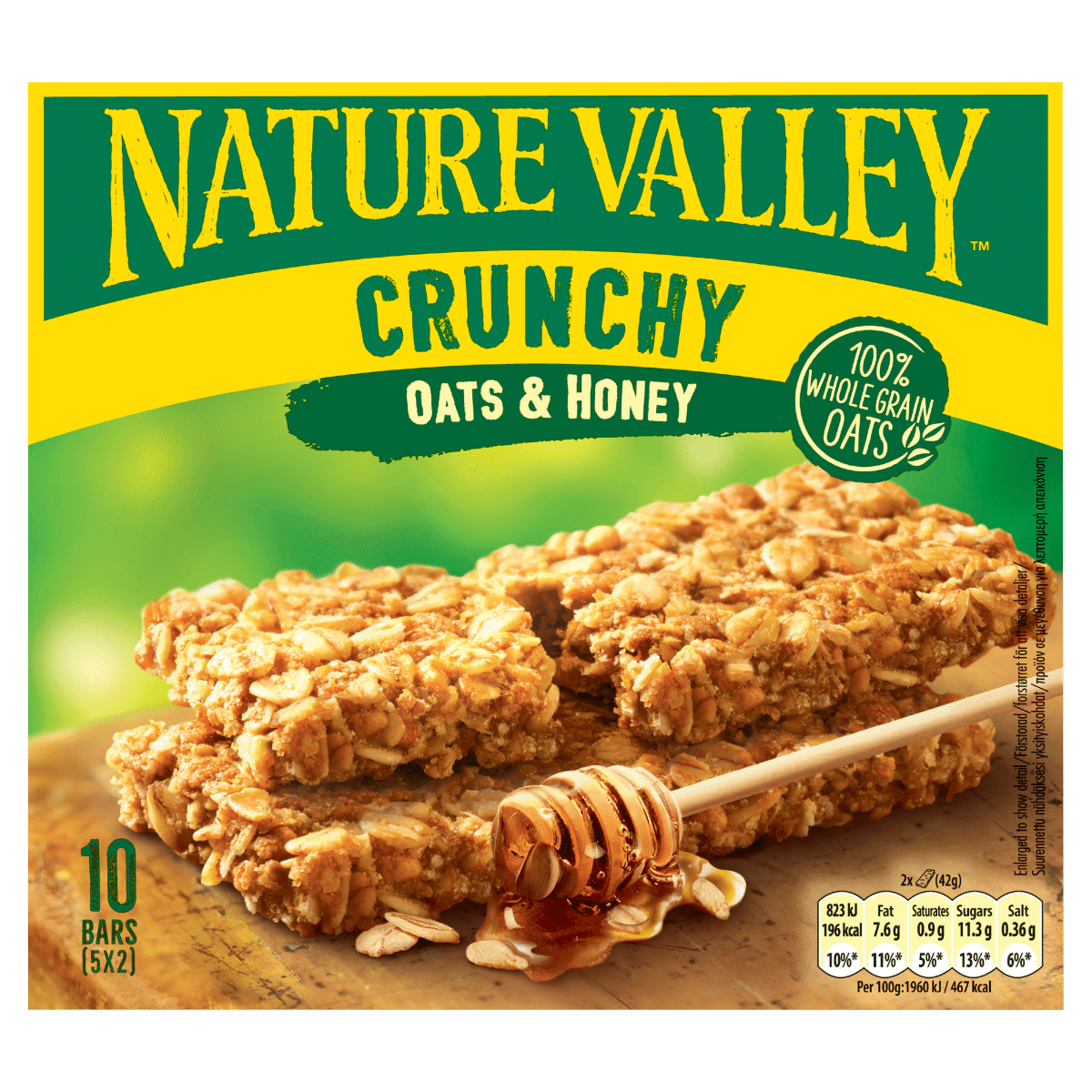 Nature Valley Crunchy Oats & Honey 5 x 42g (210g) - One Stop
