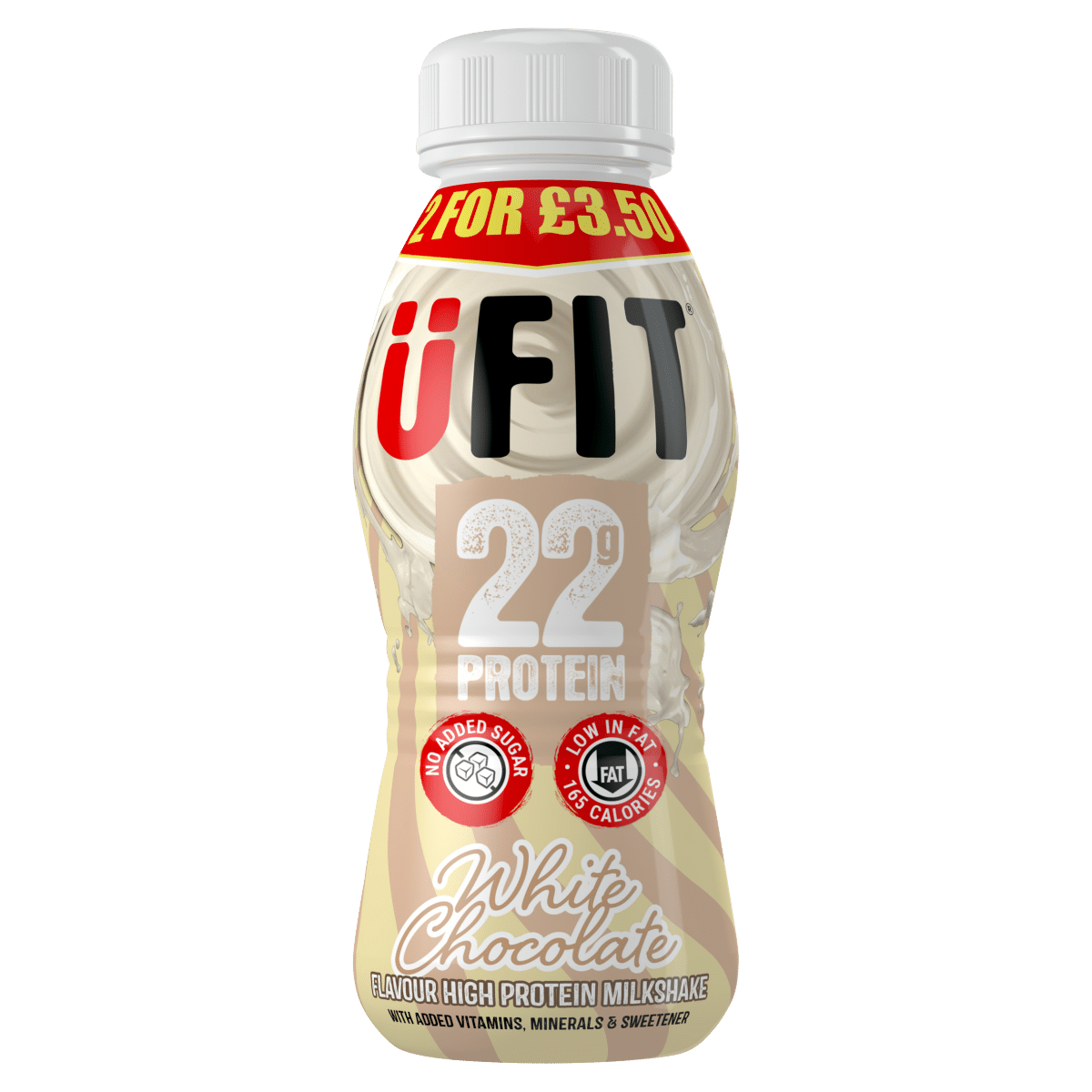 ÜFIT White Chocolate Flavour High Protein Milkshake 310ml - One Stop