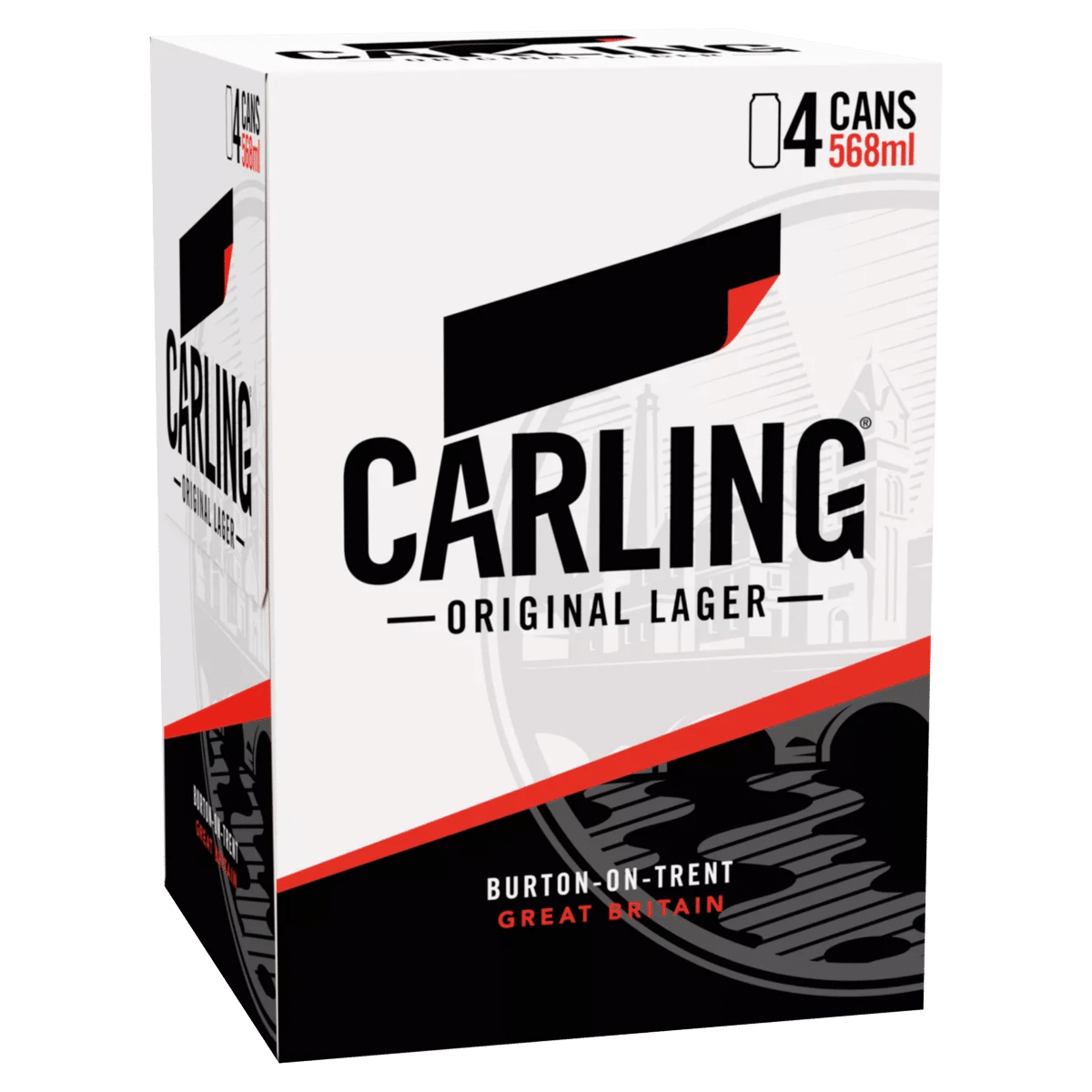 Carling Original Lager Beer 4 x 568ml - One Stop