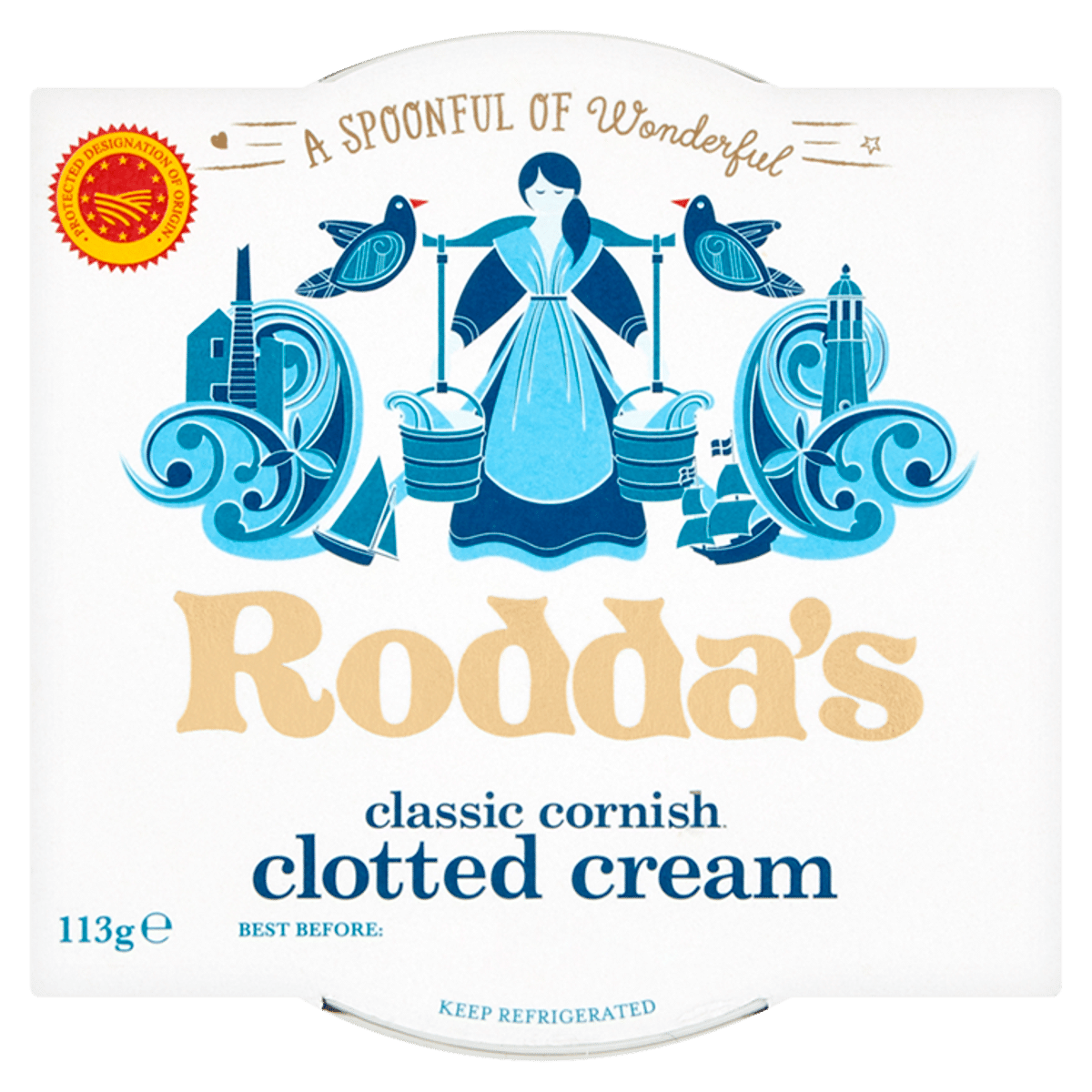Rodda's Classic Cornish Clotted Cream 113g - One Stop
