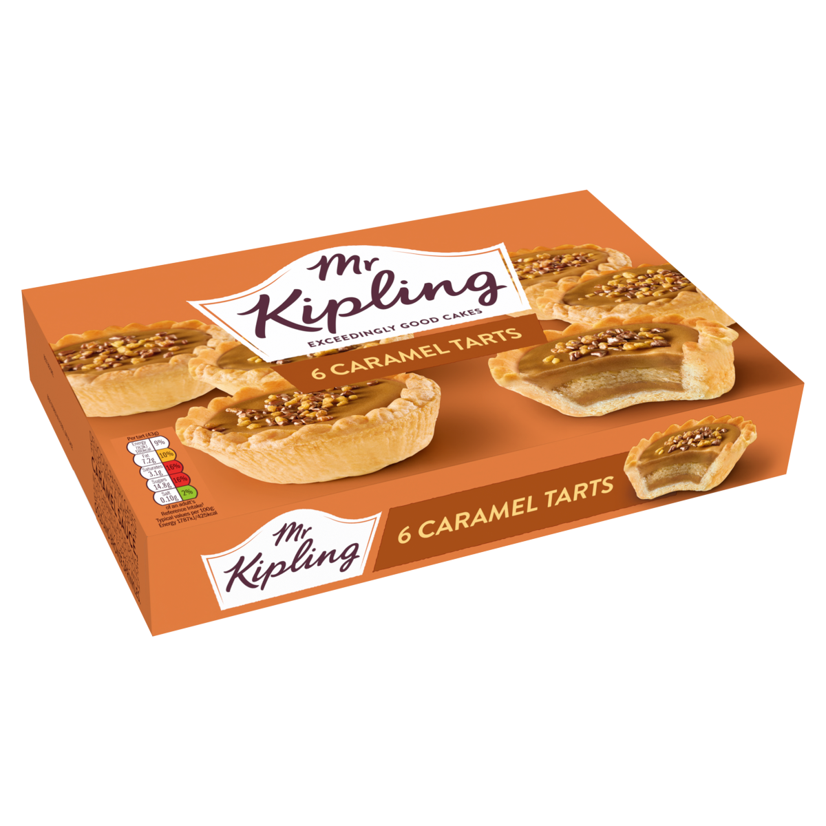 Mr Kipling 6 Caramel Tarts - One Stop