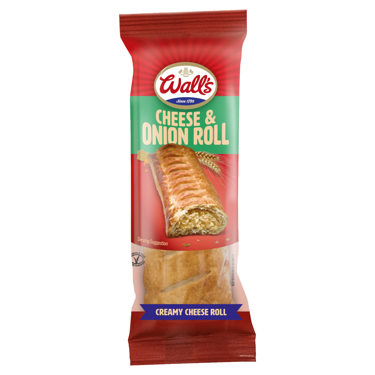 Wall's Cheese & Onion Roll 130g - One Stop