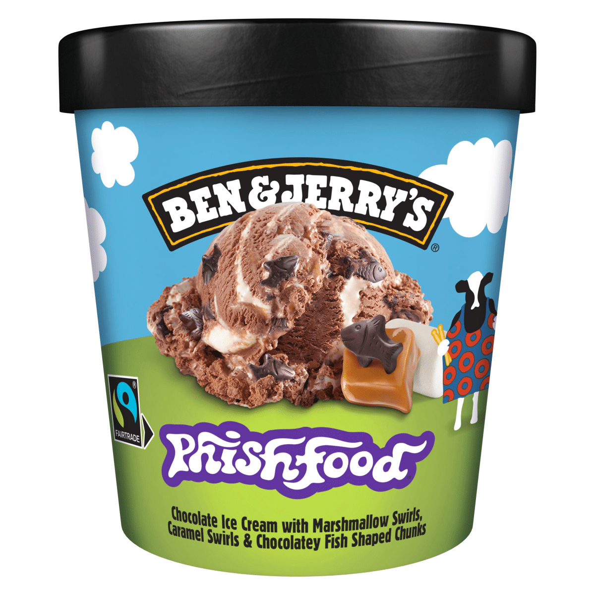 Ben & Jerry's Ice Cream Phish Food 465 ml - One Stop